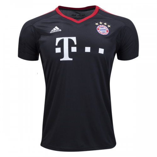 17-18 Bayern Munich Black Goalkeeper Soccer Jersey Shirt - Cheap Soccer ...