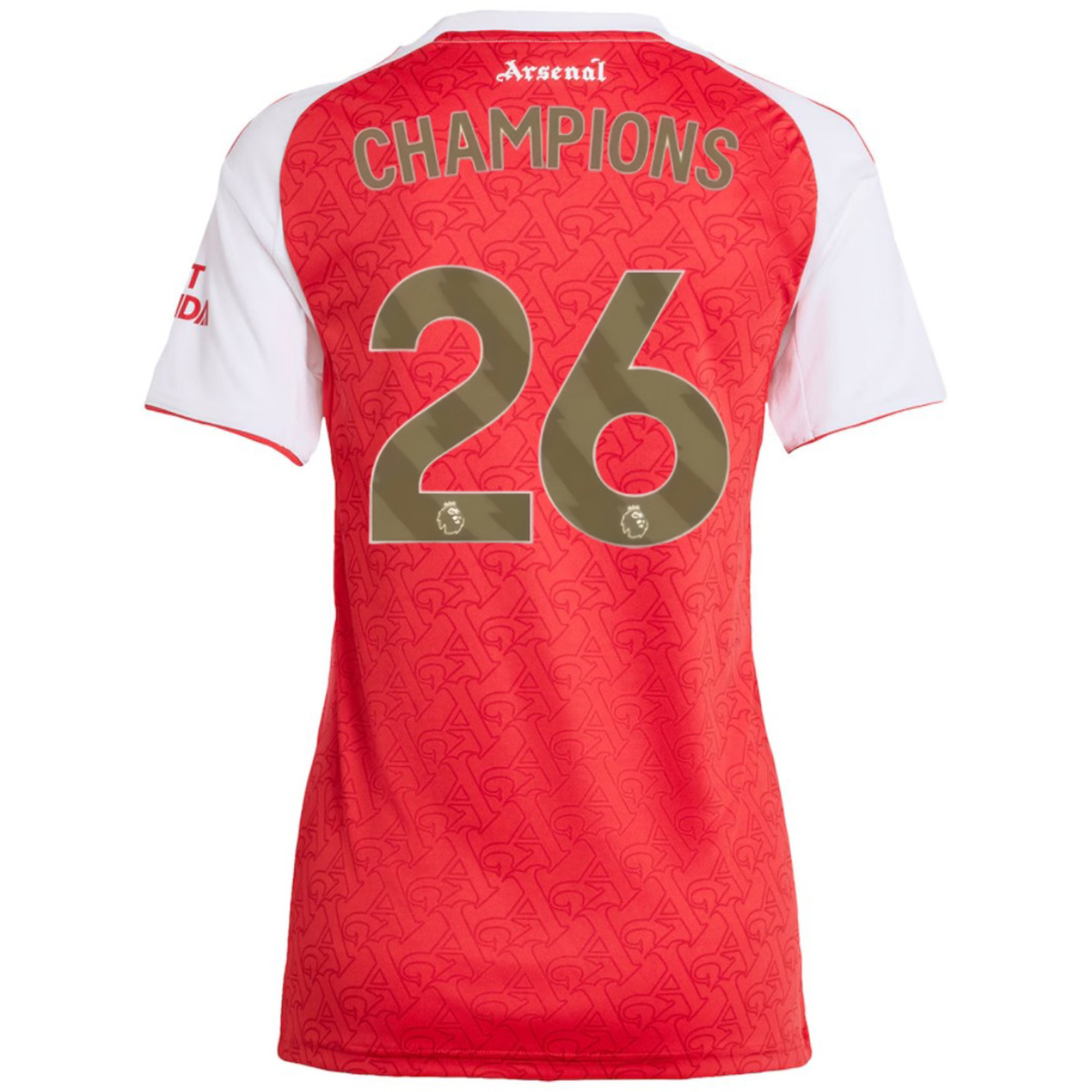 CHAMPIONS #26 Women's Arsenal Home Jersey 2025/26 | MineJerseys